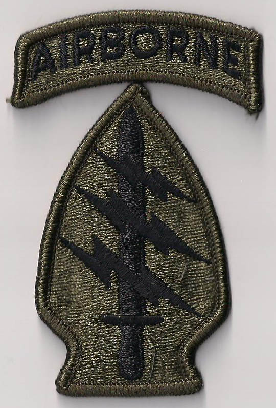 Special Forces SSI Patch Subdued with ABN Tab | North Bay Listings