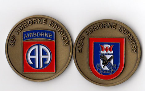 505th Parachute Infantry Regiment Challenge Coin | North Bay Listings