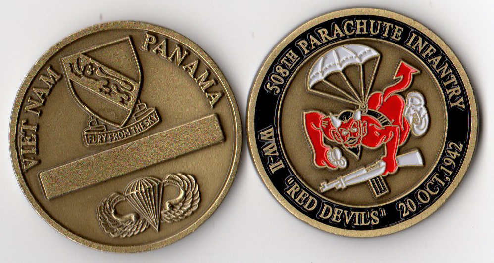 509th Parachute Infantry Challenge Coin | North Bay Listings