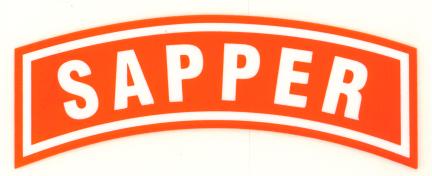 Army Sapper Badge Decal | North Bay Listings