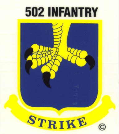 502nd Infantry (Strike) Airborne Decal | North Bay Listings