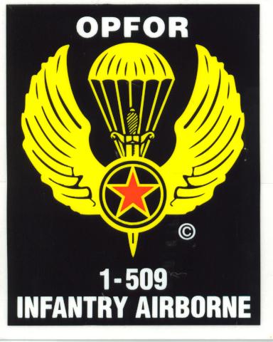 1/509 Infantry (OPFOR) Airborne Decal | North Bay Listings