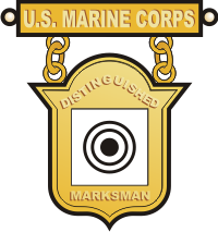 USMC Distinguished Marksman Badge Decal | North Bay Listings